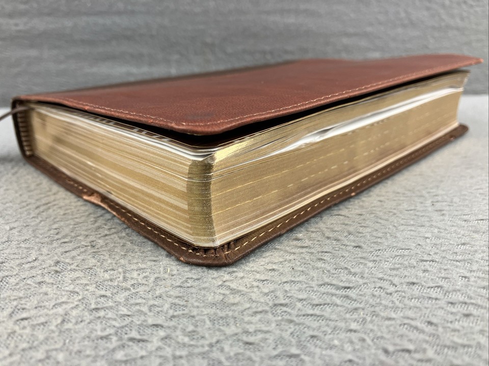 CSB Single Column Compact Christian Standard Bible Brown LeatherTouch ...