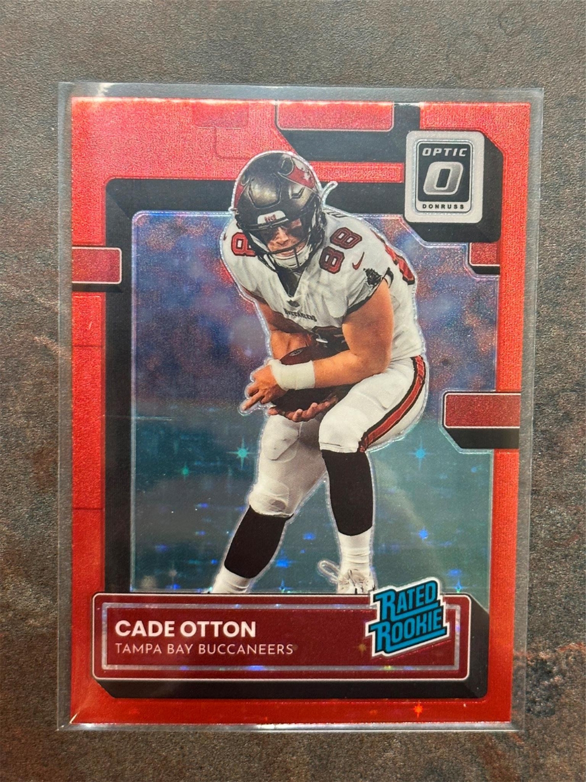 2022 Donruss Optic #293 Cade Otton Red Stars Prizm Rated Rookies | eBay