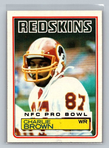 1983 NFL Topps Charlie Brown #188 Washington Redskins 83-TFBC | eBay