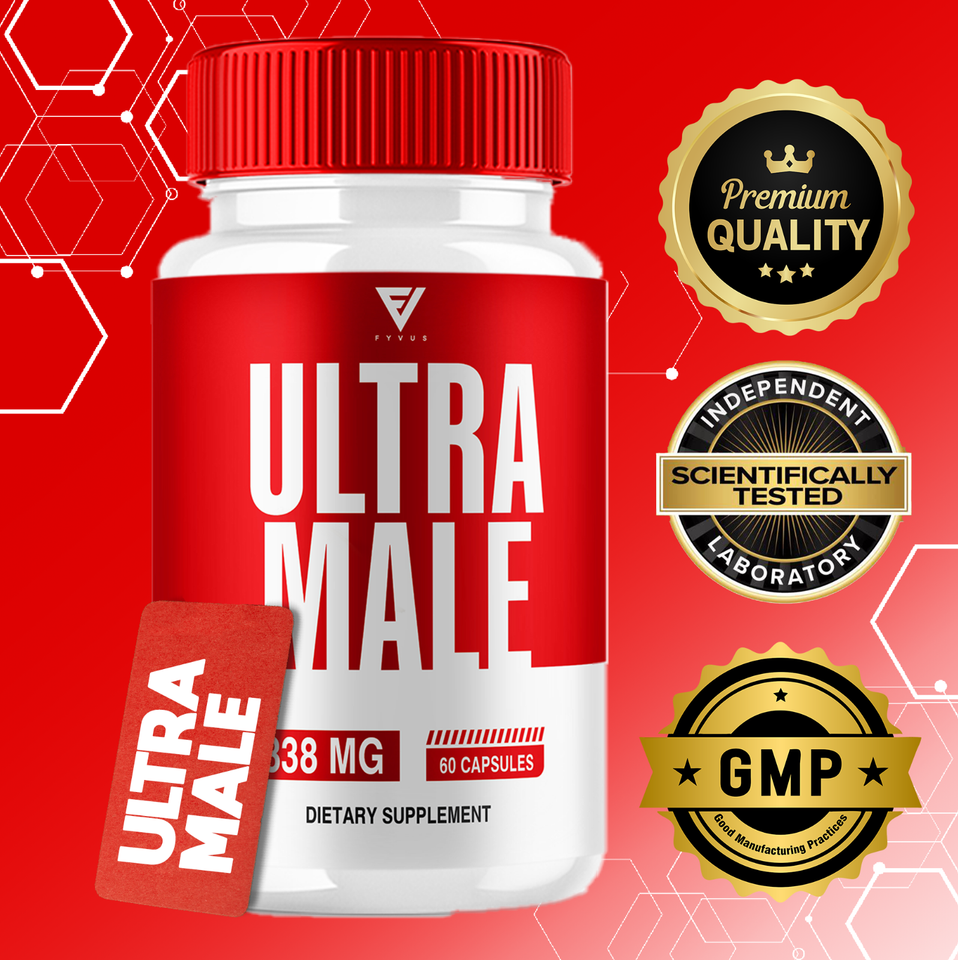 (3 Pack) Ultra Male Capsules, Ultra Male Daily High Drive Support (180 ...