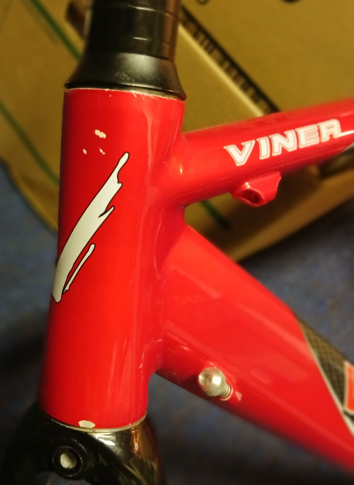 Viner Pro Team 7005 Columbus Altec Large 62 Road Frame Never assembled ...