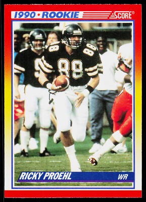 Ricky Proehl, 1990 Score, #654, Wake Forest Demon Deacons, RC | eBay