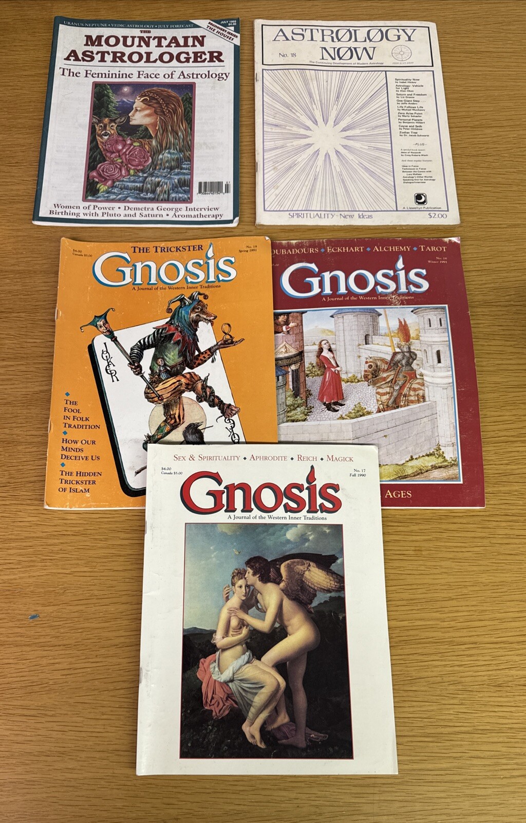 Rare Gnosis Magazine Lot Of 3 With 2 Astrology Magazines 5 Total Issues ...
