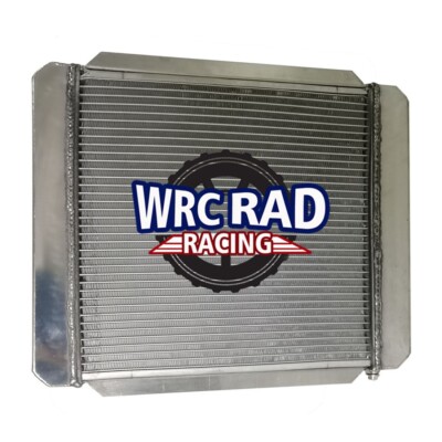 20" x 16" Universal Custom Aluminum Racing Radiator Kit 2 Rows 2 ...