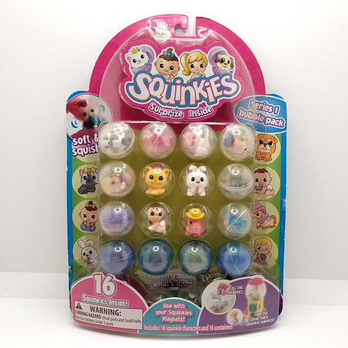 Squinkies Surprise Inside Figures Series 1 Pets Bubble Pack Vintage New