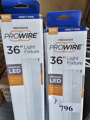 ULTRA PROGRADE ProWire Direct Wire 36 in. LED White Under Cabinet Light ...