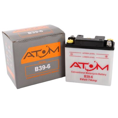 Atom Advanced B39-6 Motorcycle Battery | eBay