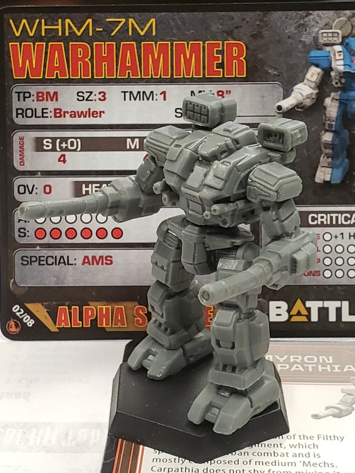Battletech Plastic Mech from Kickstarter Catalyst + MERCENARIES ....you ...