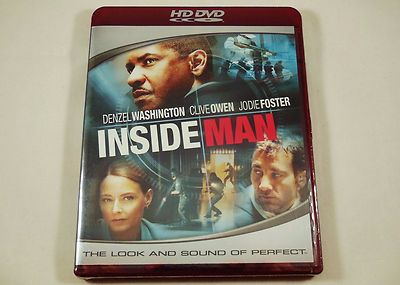 Inside Man HD DVD Denzel Washington, Clive Owen, Jodie Foster, Willem ...