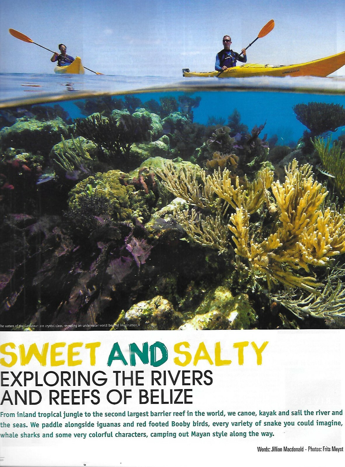 Paddle World Magazine Sea Kayaking in Belize Erik Boomer Italy Day ...