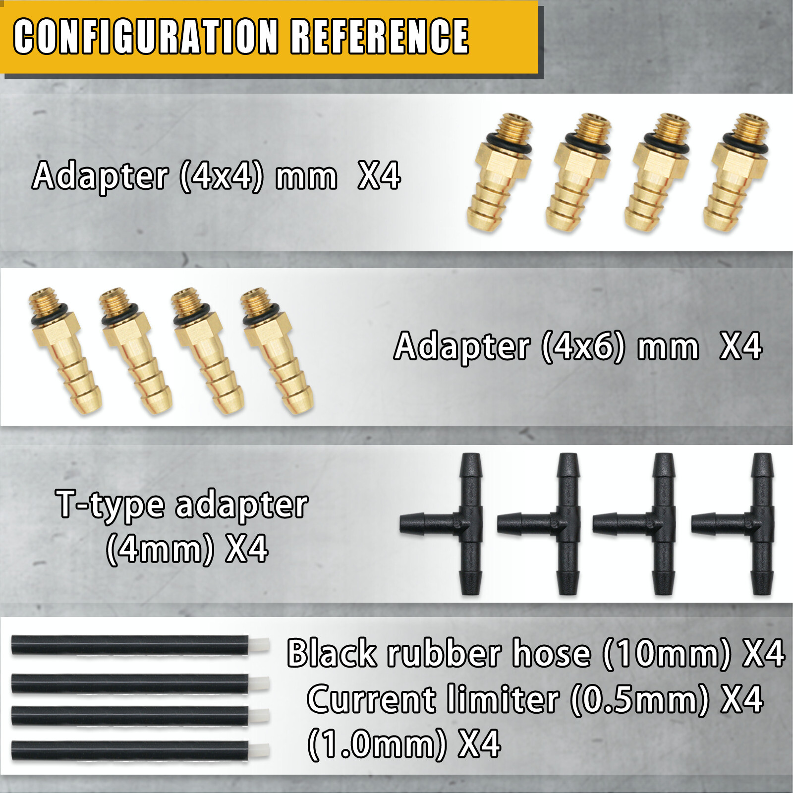 4pcs Motorcycle Fuel Gauge Vacuum Carburetor Synchronizer Carb Sync ...