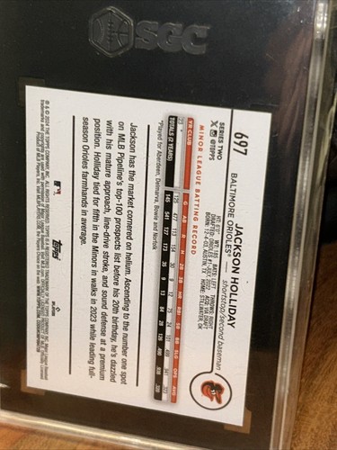 Jackson Holliday 2024 Topps Series 2 #697 Fun Face White Knob Scribble ...