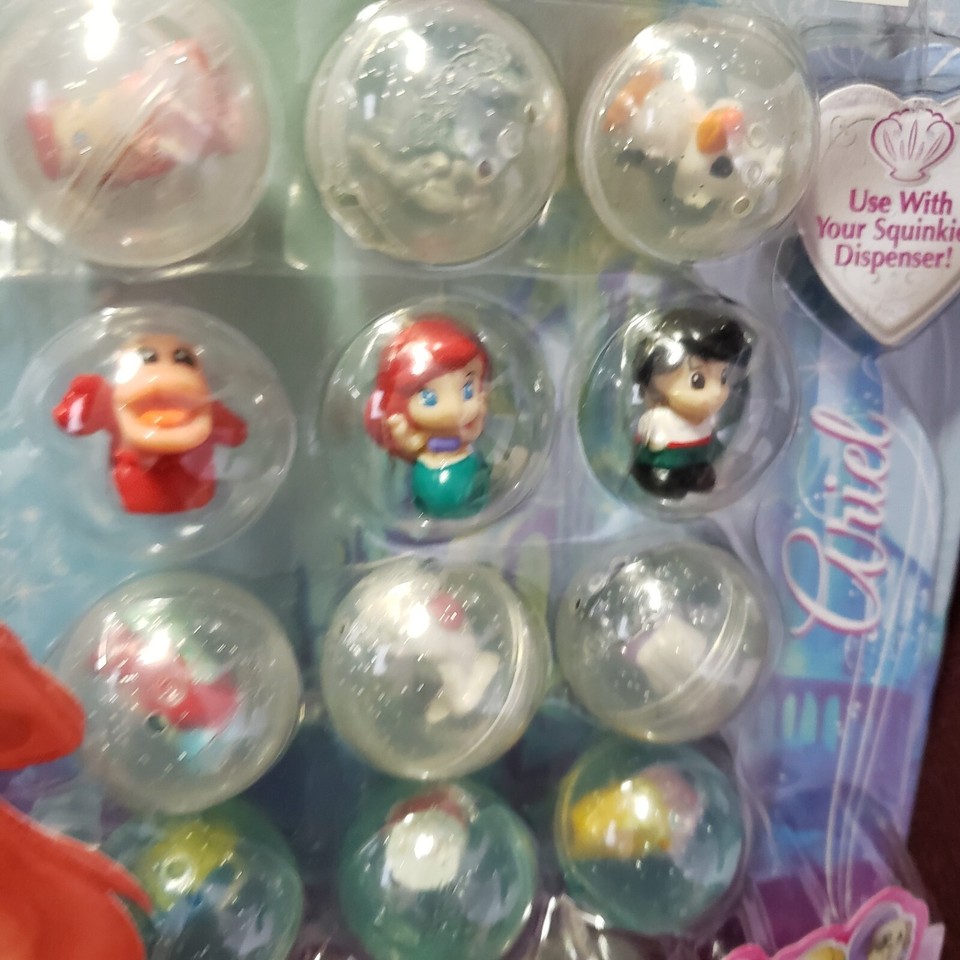 Disney Ariel Little Mermaid Squinkies Bubble Pack Blip Toys Valentine ...