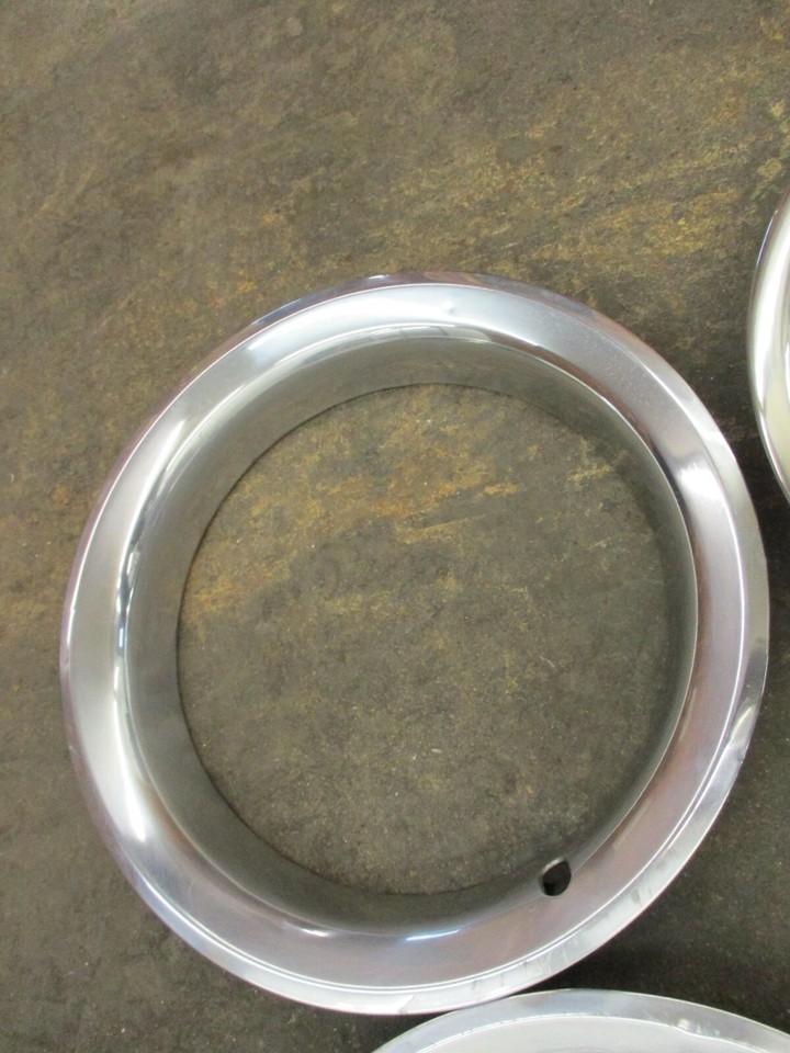 CORVETTE S10 2 1/2" 3" RALLY WHEEL 15" TRIM RINGS BEAUTY RINGS CHEVELLE ...