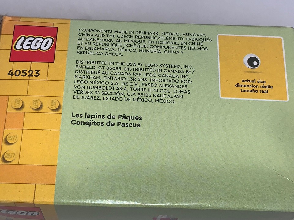 LEGO 40523 EASTER RABBITS DISPLAY NEW IN BOX 673419359832 | eBay
