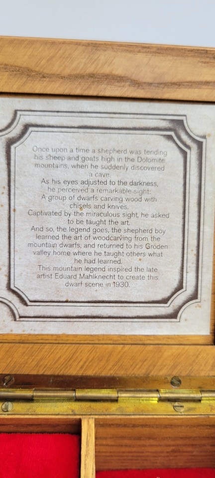 Vintage ANRI Wooden Music Jewelry Box 3D Relief Carved Gnome It’s a ...