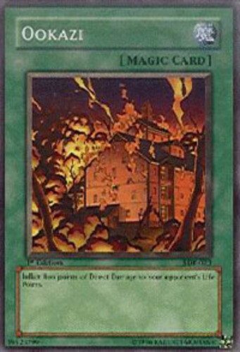 Yugioh! 1x Ookazi - SDK-023 - Common - Unlimited Edition Near Mint | eBay