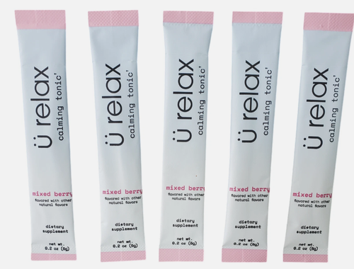 13 Single Packets U Relax Calming Tonic ALL MIXED BERRY Flavor Calm ...
