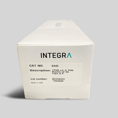 1250 µL GRIPTIP, Sterile Filter Tips - Integra 6445, Case of 20 Racks ...