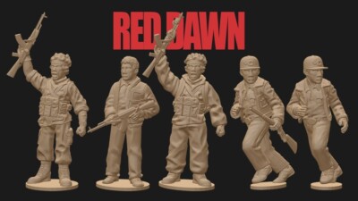 Miska Miniatures Modern Red Dawn Aardvark Cold War US Partisan ...