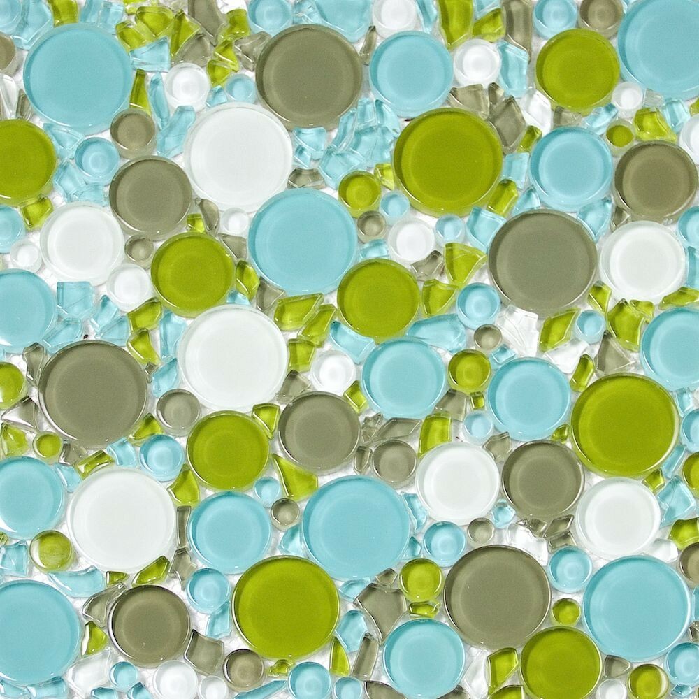 Bubble Glass Tiles For Backsplash Ideas Cocoon Salon's Bubbly Modern