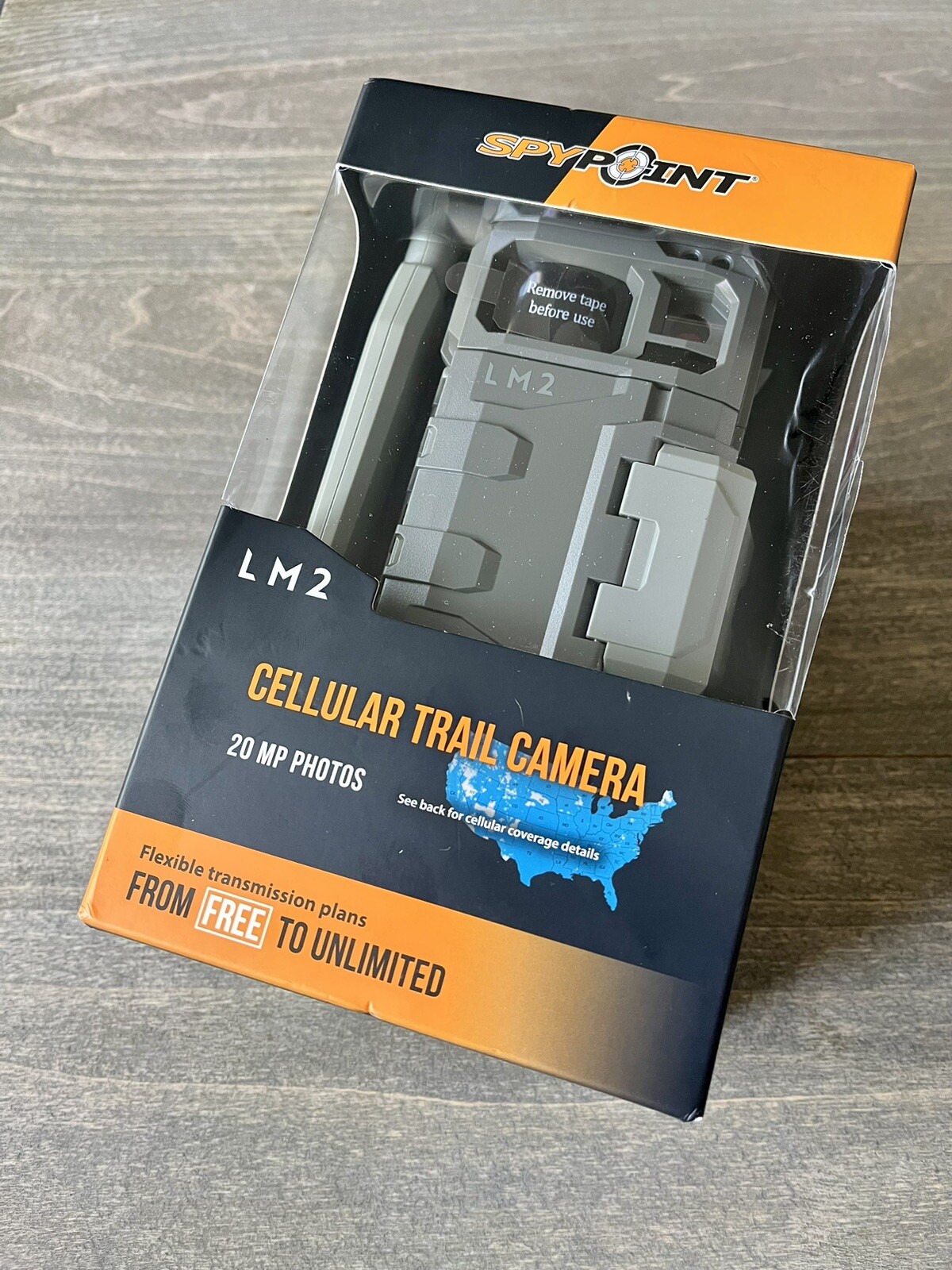 SPYPOINT LM2 CELLULAR TRAIL CAMERA 20 MP INFRARED NIGHT VISION NIB ...