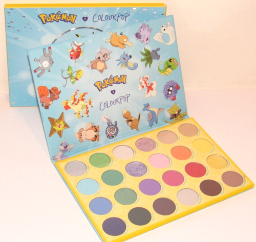 Pokemon x ColourPop 24 Eyeshadow Palette Pallet Town NIB Matte Shimmer ...