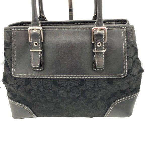 Coach Signature Carryall Hand bag 6366 - Gem