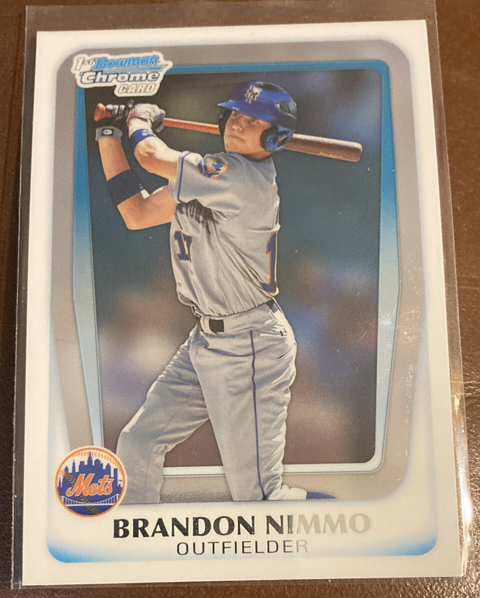 2011 BOWMAN CHROME BRANDON NIMMO METS RC 1ST CARD | eBay