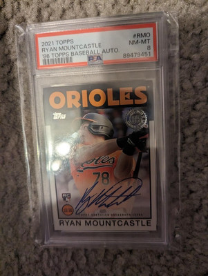 2021 TOPPS RYAN MOUNTCASTLE ROOKIE AUTOGRAPH N/M8 | eBay