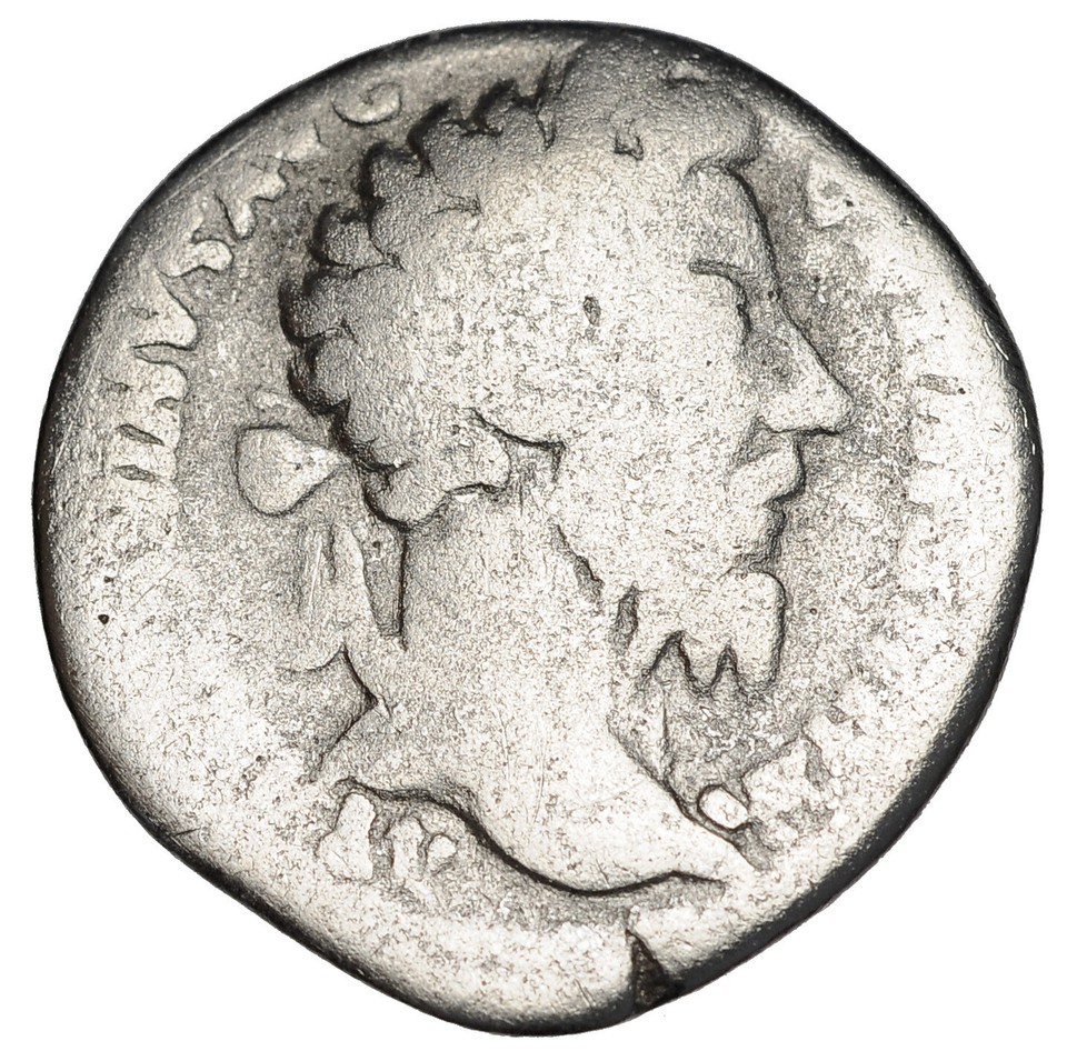 Ancient Roman Empire Coin Silver Denarius Marcus Aurelius 161 180 AD ...