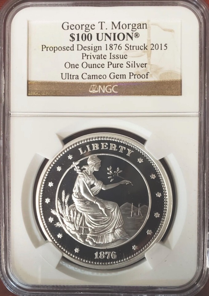 2015 George T Morgan $100 Union NGC UCG 💥FLAWLESS QUALITY💥 | eBay
