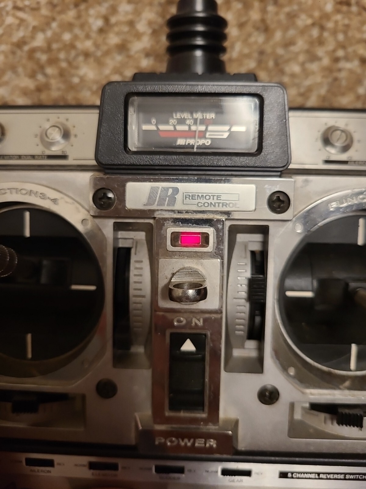 JR Max Remote Control Model Airplane 4. Ch. 25 Transmitter 72Mhz ...