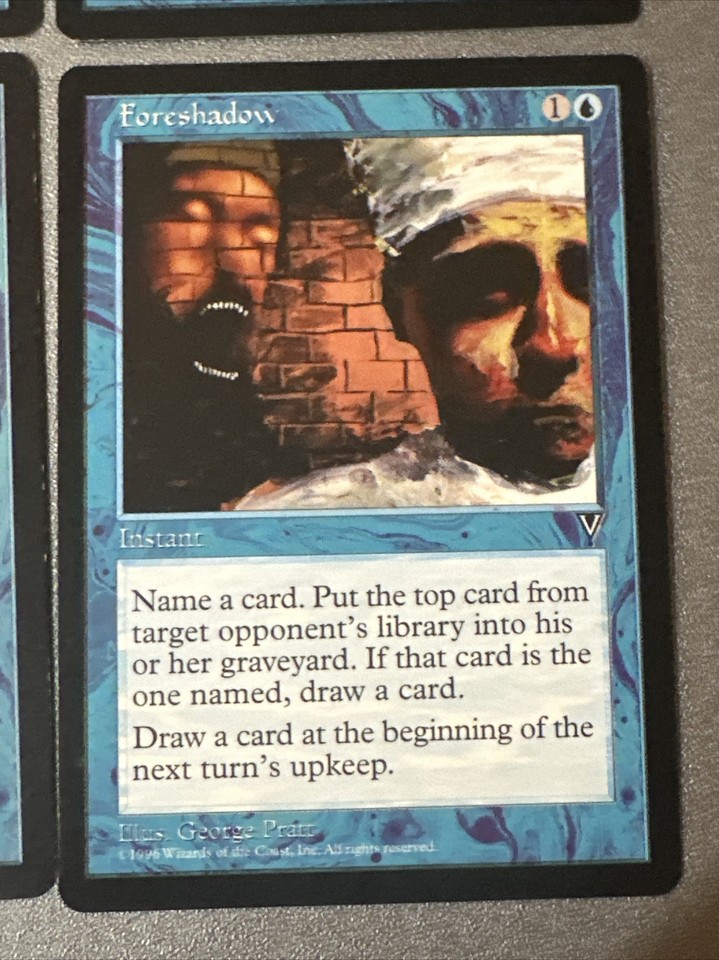 Foreshadow X4 Visions Ex Cond See Pics Front/Back English | eBay