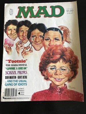 MAD Magazine #240 ~ July 1983 ~ Tootsie | eBay