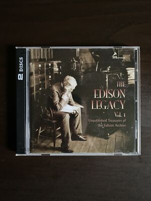 The Edison Legacy - Volume 1 - 2 CD Set - The Edison Archive - Marston ...