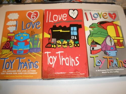 Lot of 3 I Love Trains VHS Volumes 6, 7, Part 2 | eBay