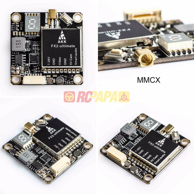 AKK Fx2-ultimate 5.8ghz VTX With MMCX Support OSD Configuring Via ...