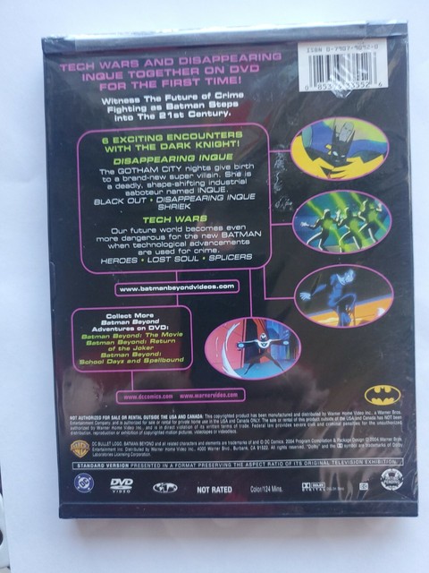 Batman Beyond - Tech Wars/Disappearing Inque (DVD, 2004) for sale ...