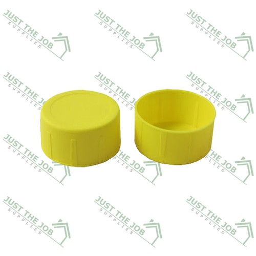 Scaffold Plastic Tube End Caps - Yellow Identification 50mm ID Site ...