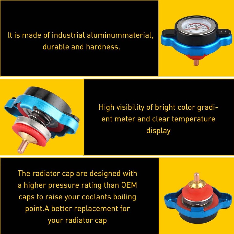 1.1 Bar Thermostatic Radiator Cap Pressure Rating with Temperature ...