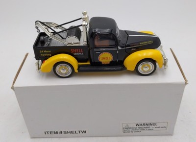 Golden Wheels 1940 1:32 Black/Yellow Ford Pickup Shell Oil Service ...