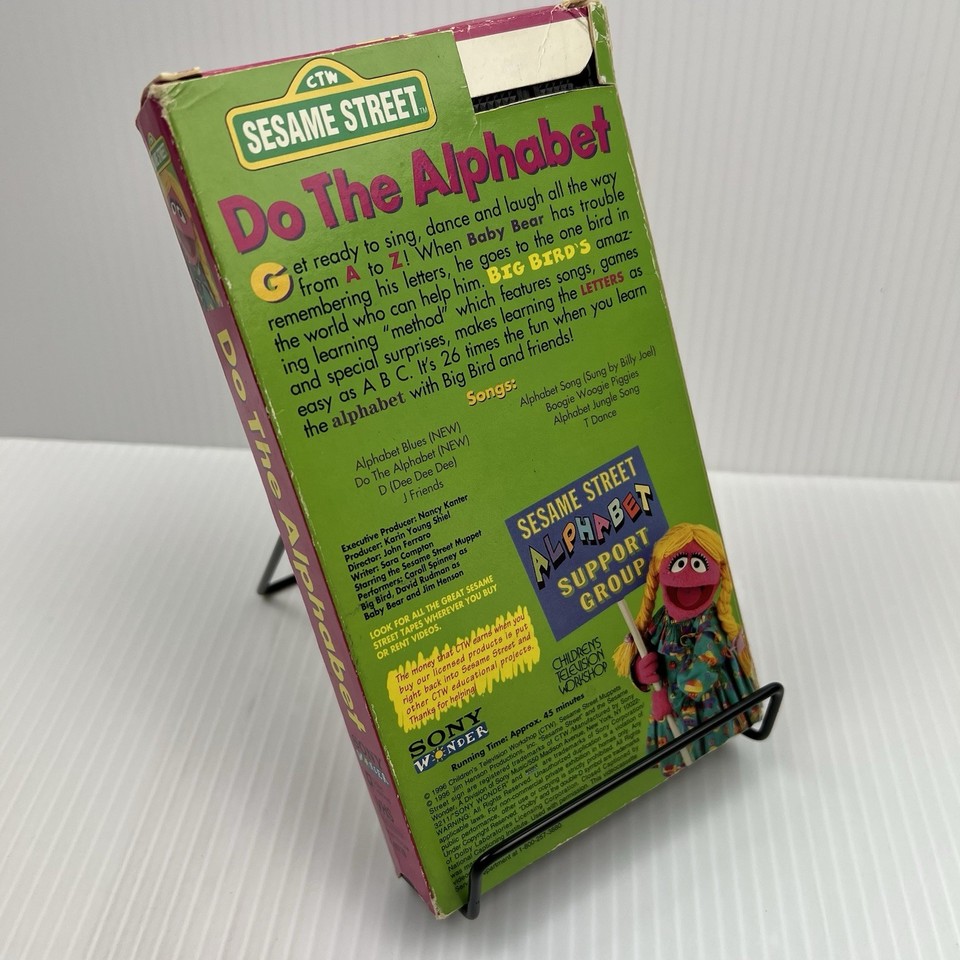 Sesame Street - Do the Alphabet (1996) VHS Tape, Children's, Family ...
