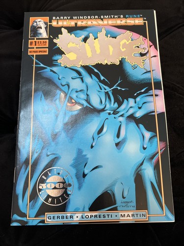 Sludge (1993) # 1 Silver Limited To 5000 Ultraverse 1st Rune Night Man ...