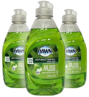 Dawn APPLE BLOSSOM Scent Dishwashing Liquid Dish Soap 7.5 oz Kitchen 3 ...