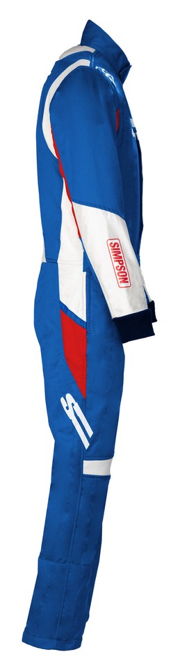 Simpson Racing AS04421 Airspeed Racing Suit SFI 5 - Adult X-Large-Blue ...
