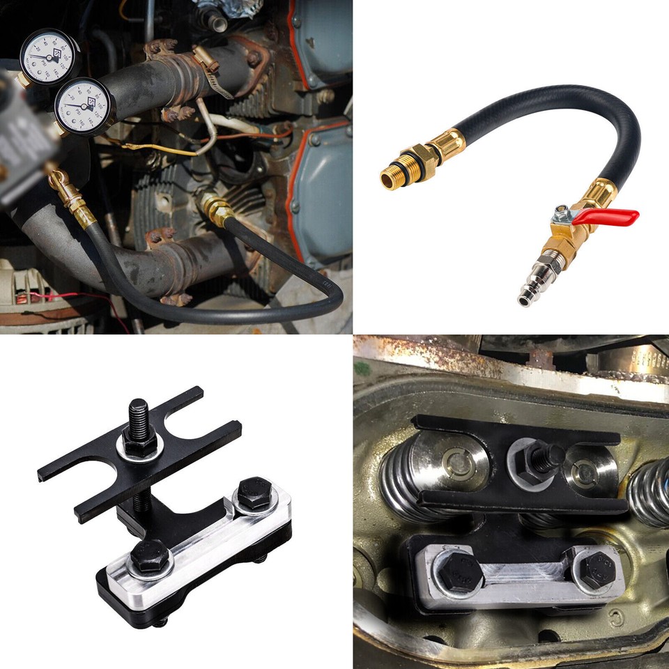 LS Engine Valve Spring Compressor Tool & Air Holding Hose For GM LS1 ...