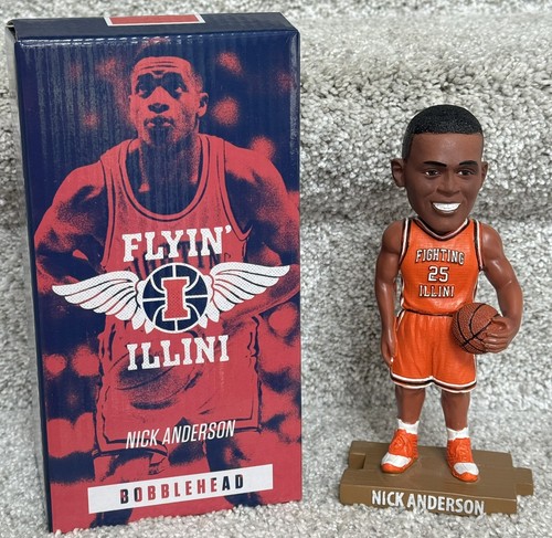 RARE Nick Anderson Bobblehead Illinois Fighting Flyin Illini 1989 Final ...