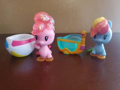 My Little Pony Cutie Mark Crew Pinkie Pie Rainbow Dash Glitter S4 Beach ...