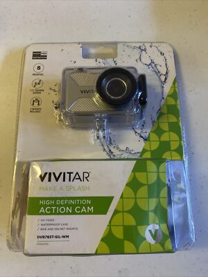Vivitar High Definition Action Waterproof Camera HD Silver DVR783T-SIL ...